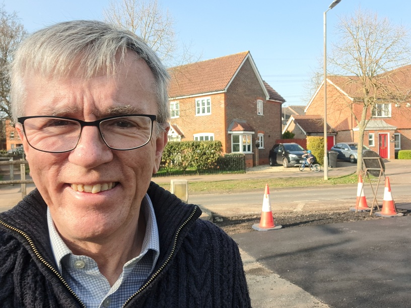 Great Ashby Way being fixed at last | Steve Jarvis